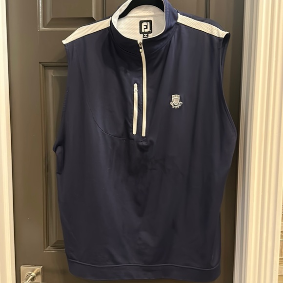 FootJoy | Jackets & Coats | Mens Fj 4 Zip Golf Vest Navy Xl | Poshmark